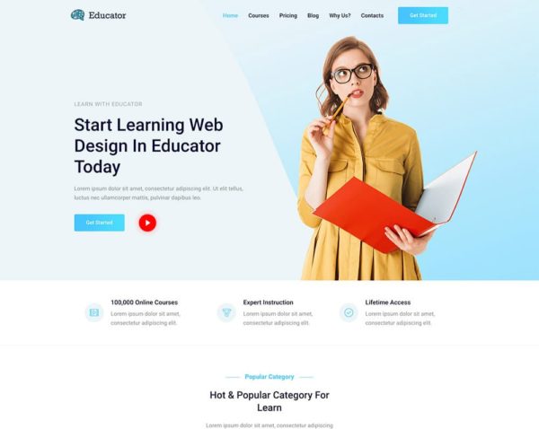 Educator – Education Course Website