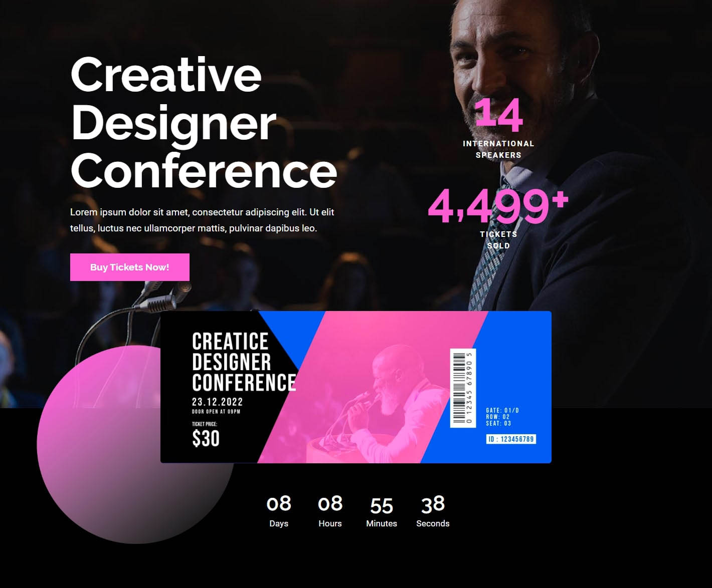 Eventico – Event and Conference Elementor Kit